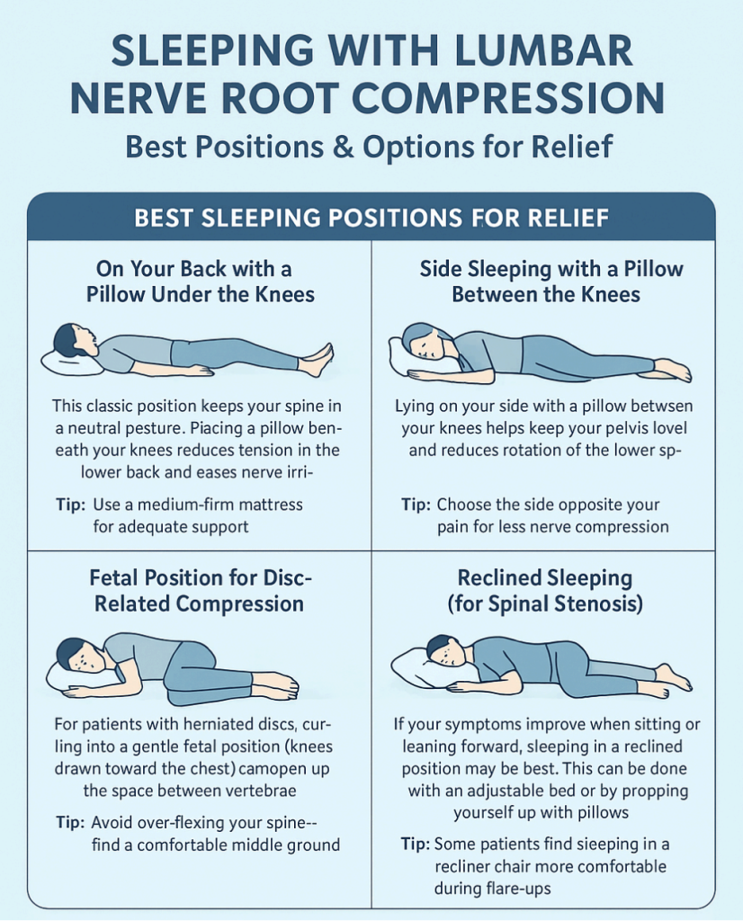 Sleeping with Lumbar Nerve Root Compression: Best Positions & Options ...